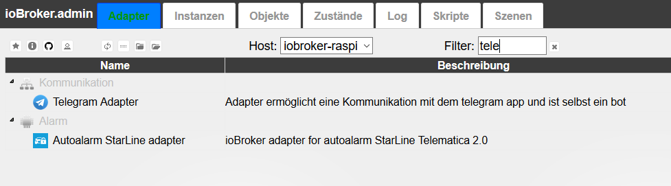 ioBroker Adapter installieren – smarthome-tricks.de
