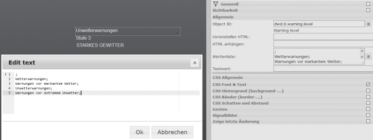 ioBroker VIS – ValueList-Widget – smarthome-tricks.de