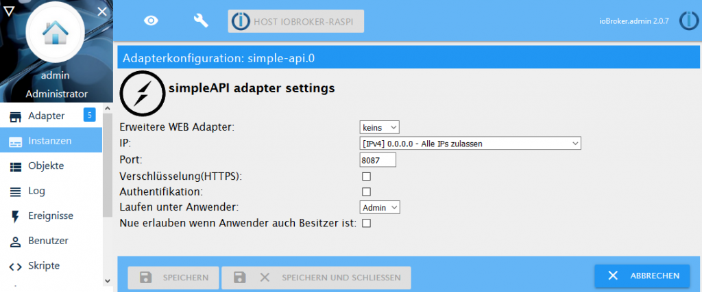 ioBroker Simple-API Adapter – smarthome-tricks.de