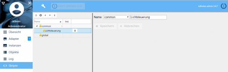 ioBroker JavaScript – Einführung – smarthome-tricks.de