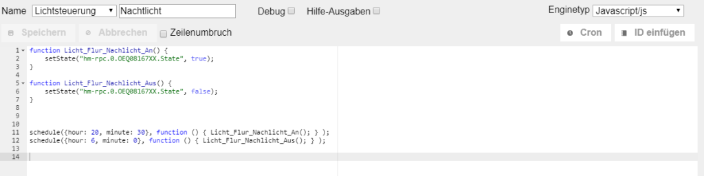 ioBroker JavaScript – Einführung – smarthome-tricks.de