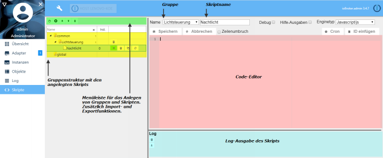 ioBroker JavaScript – Einführung – smarthome-tricks.de