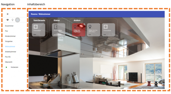 ioBroker Material UI – Navigation – smarthome-tricks.de