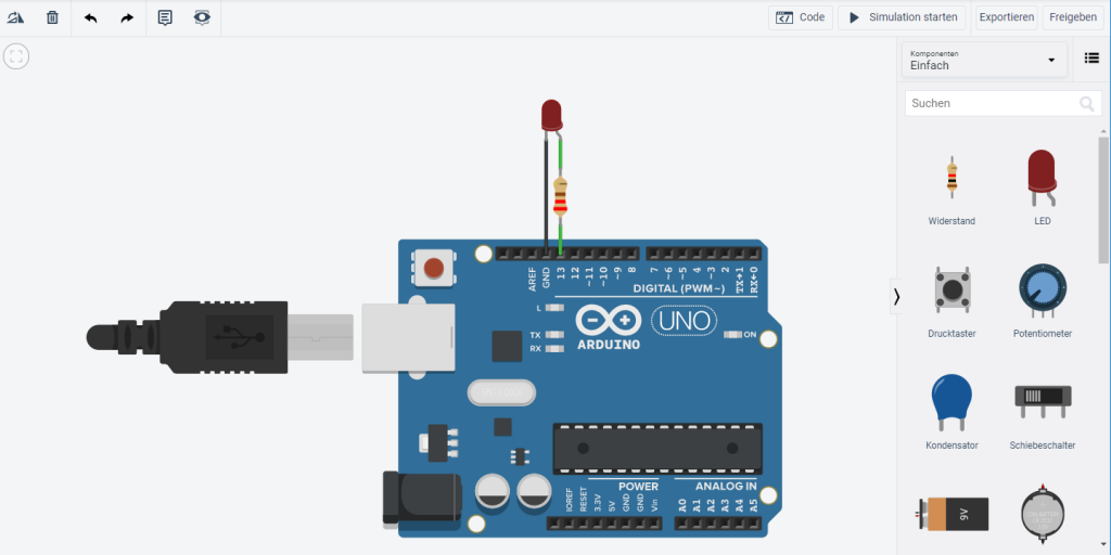 Arduino Schaltung mit Tinkercad simulieren – smarthome-tricks.de
