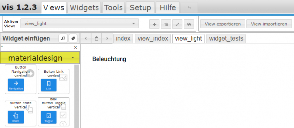 VIS Material Design Widgets – Teil 1 – Installation der Adapter – smarthome-tricks.de