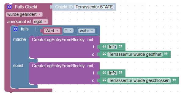 Eigenes Logging in ioBroker – Teil 2 – Nutzung in Blockly – smarthome-tricks.de