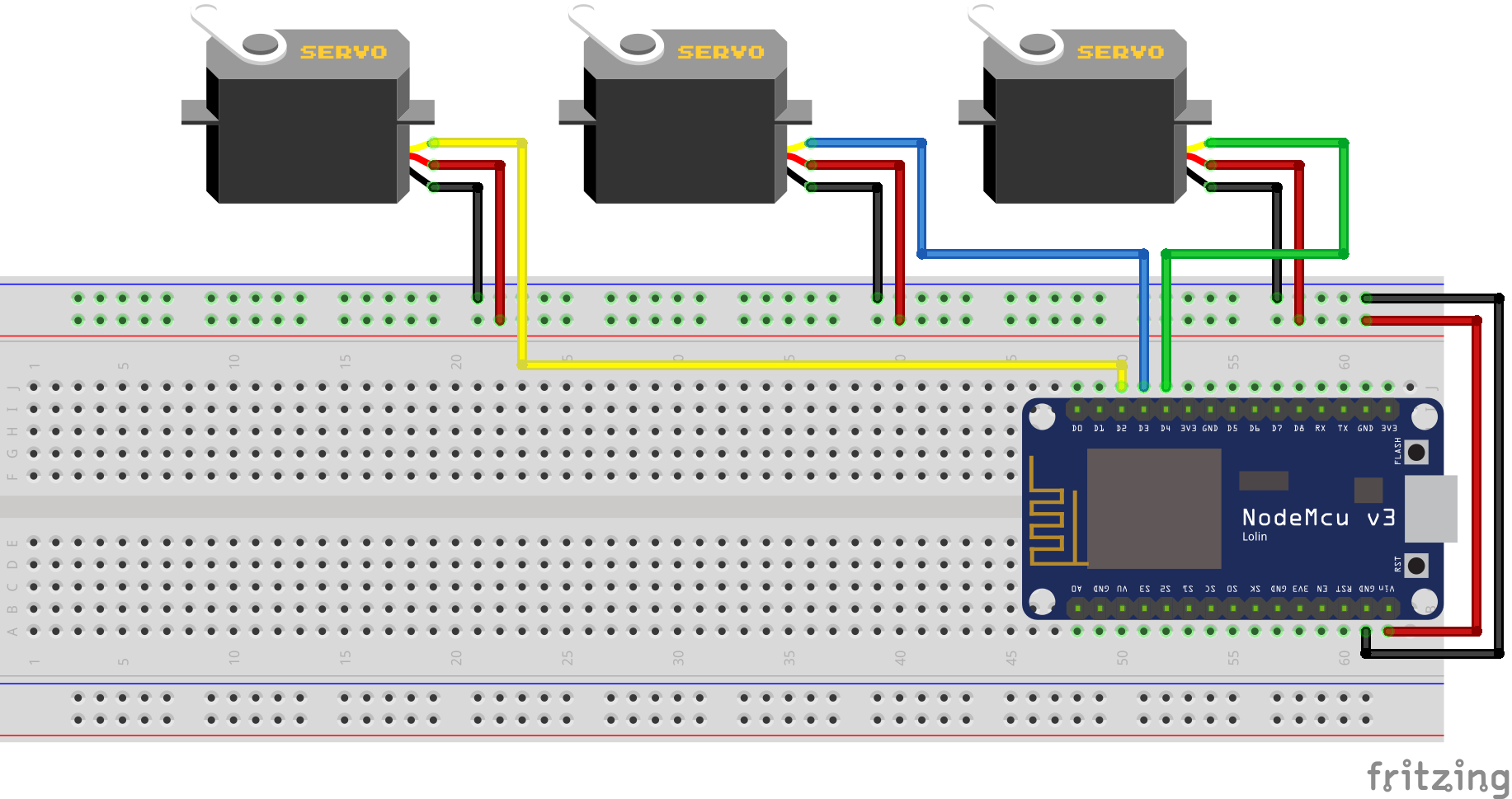 Servosteuerung für ioBroker über ESP8266 und MQTT – smarthome-tricks.de