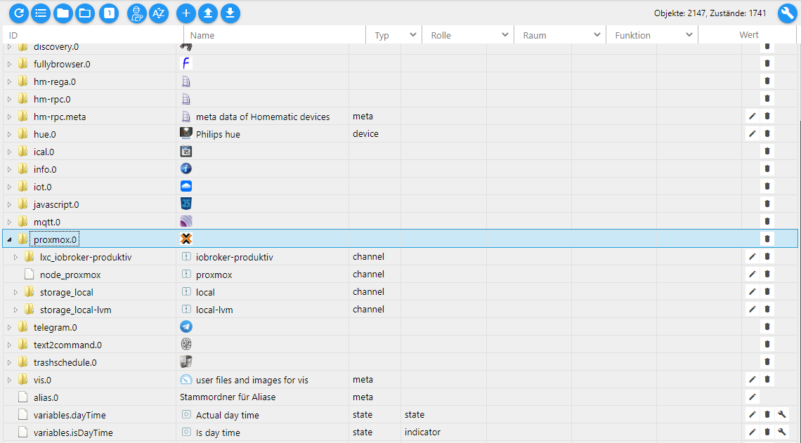 Der ioBroker Proxmox Adapter – smarthome-tricks.de