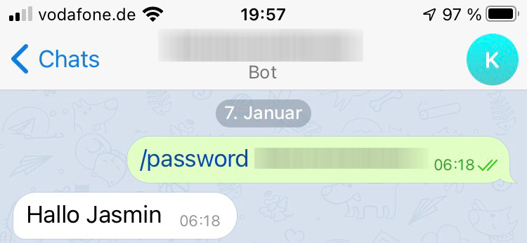 Telegram Adapter – Bot auf weiterem Gerät einrichten – smarthome-tricks.de