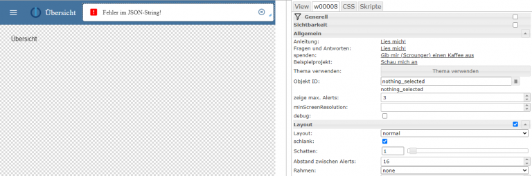 VIS Material Design Widgets – Teil 8 – Alerts – smarthome-tricks.de