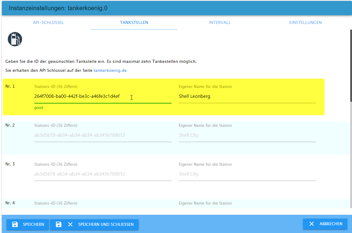 Spritpreise in ioBroker integrieren – smarthome-tricks.de