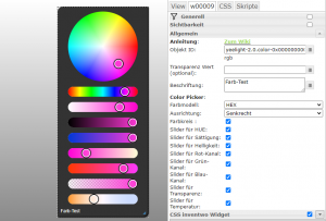 ioBroker VIS-Inventwo Widgets – Teil 10 – Color Picker Widget – smarthome-tricks.de
