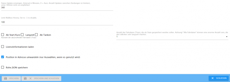 Fahrzeugdaten in ioBroker mit dem vw-connect Adapter auslesen ...
