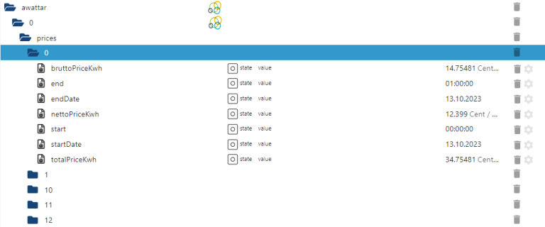iobroker Adapter – AWATTar – smarthome-tricks.de