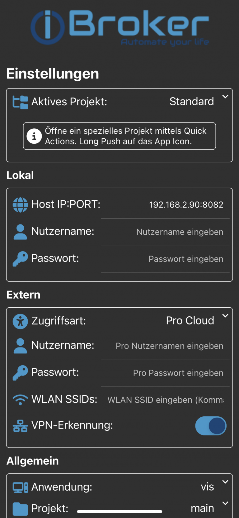 ioBroker Visu App für das iPhone oder iPad – smarthome-tricks.de