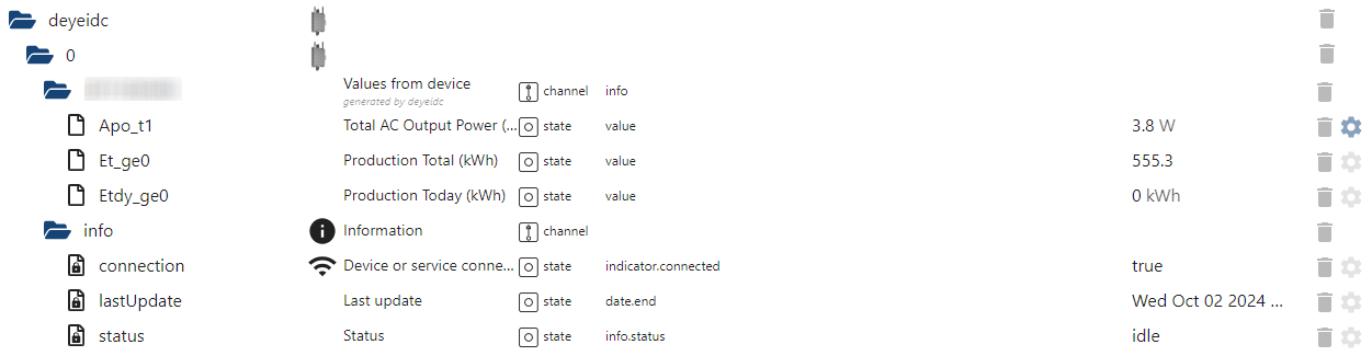 Installation des ioBroker-Adapters ioBroker.deye und Einrichtung ...